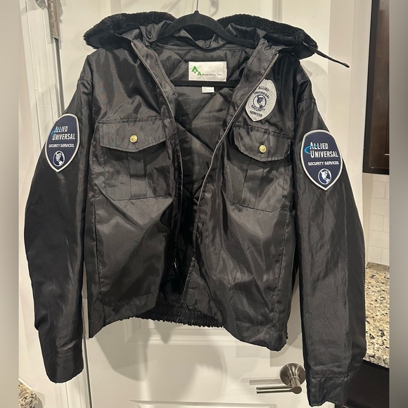 Jackets & Coats | New Mens Allied Universal Security Services Black ...